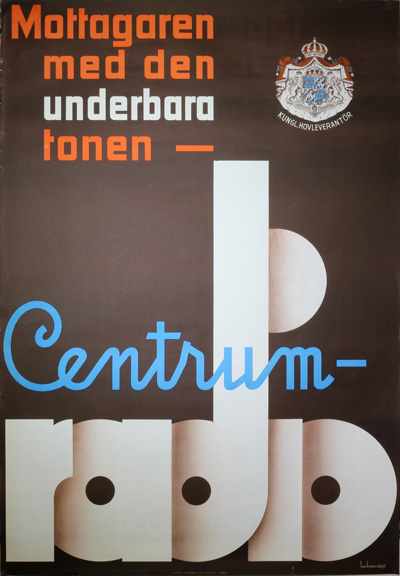 Centrum Radio (1930s) - Original Vintage Poster | PosterTeam