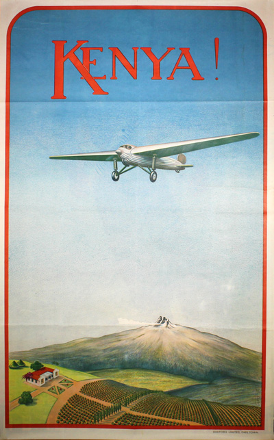 Kenya (1930s) - Original Vintage Poster | PosterTeam