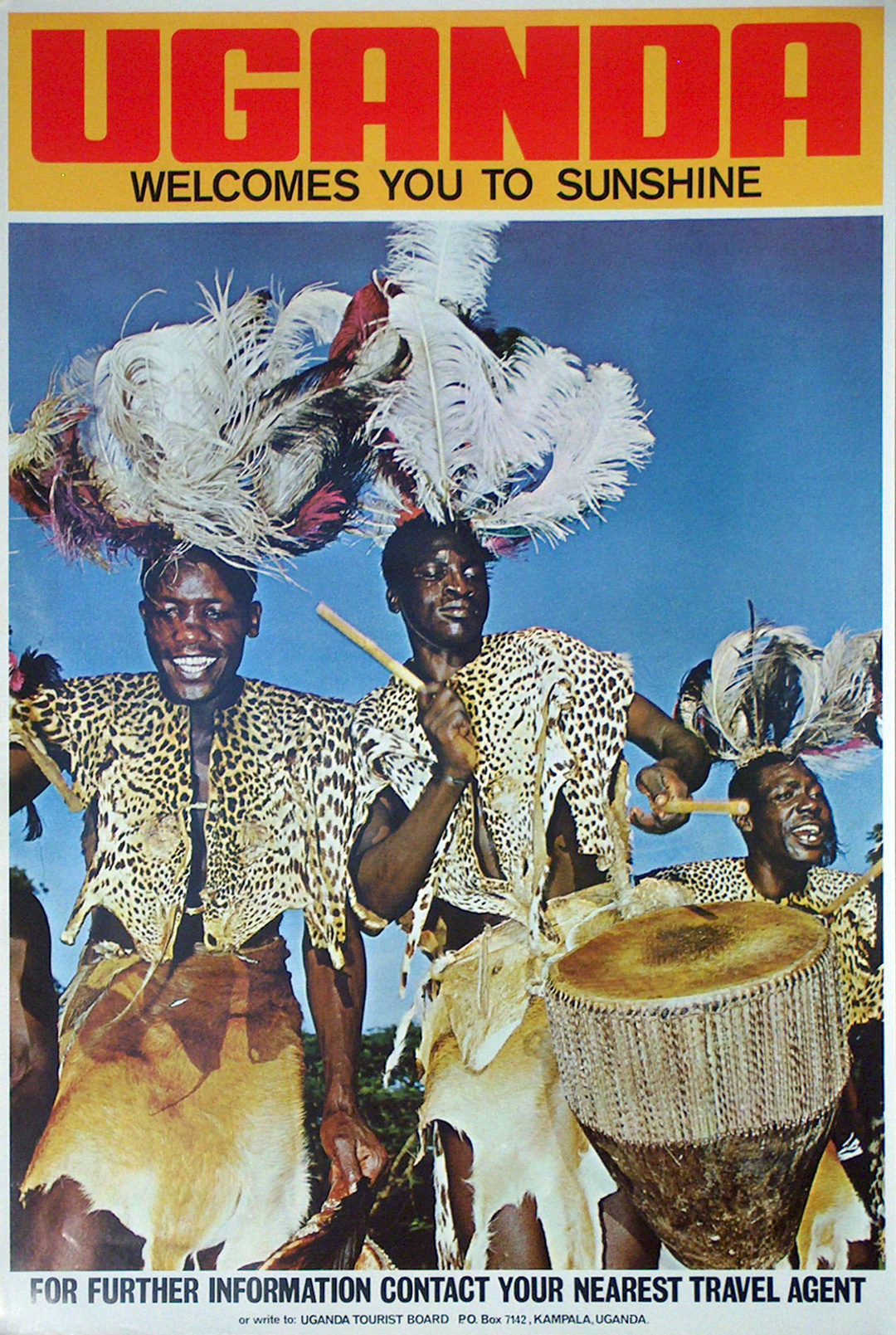 Uganda - Dancers (1960s) - Original Vintage Poster | PosterTeam