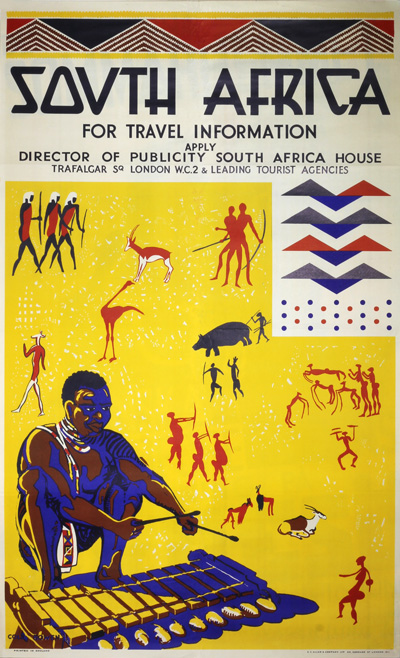 South Africa (1930s) - Original Vintage Poster | PosterTeam