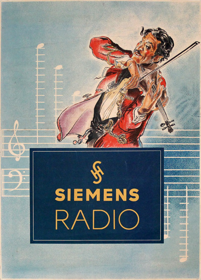 Original authentic vintage poster - Title: 'Siemens Radio' - for sale