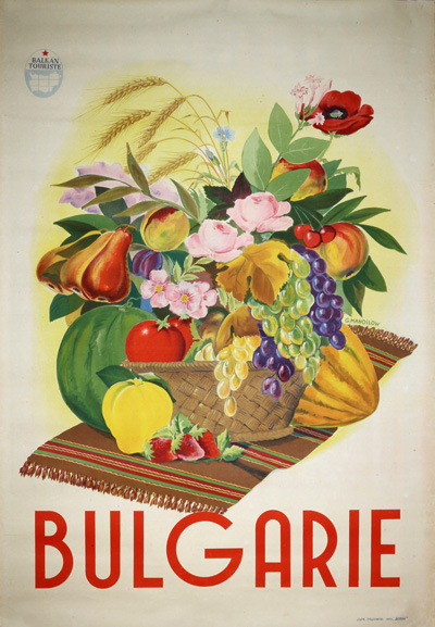 Original authentic vintage poster - Title: 'Bulgarie - Bulgaria ...