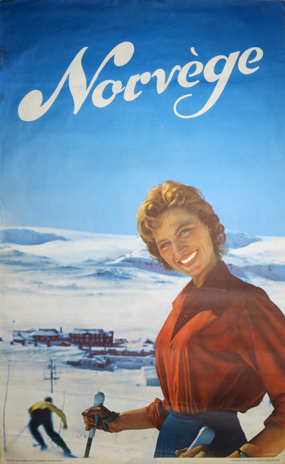 Original authentic vintage poster - Title: 'Norvege' designed by Photo ...