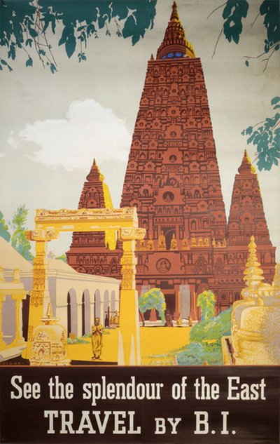 Original authentic vintage poster - Title: 'See the splendour of the ...