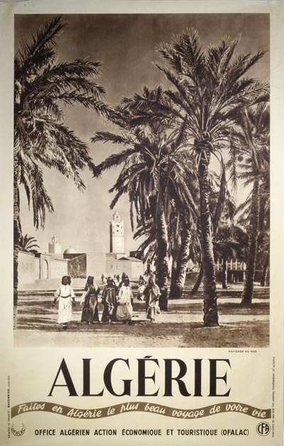 Original authentic vintage poster - Title: 'Algérie Algeria Africa' - sold