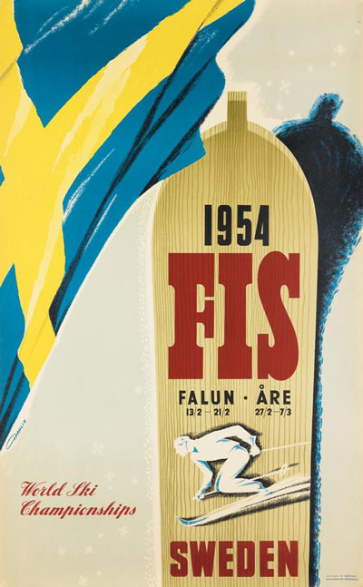 Original authentic vintage poster - Title: 'FIS World Championships ...