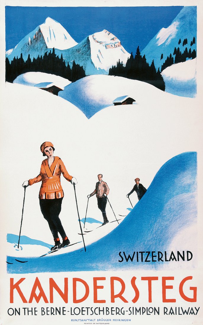 Kandersteg (1920s) - Original Vintage Poster | PosterTeam