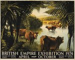 Original vintage poster: British Empire Exhibition 1924 for sale at ...