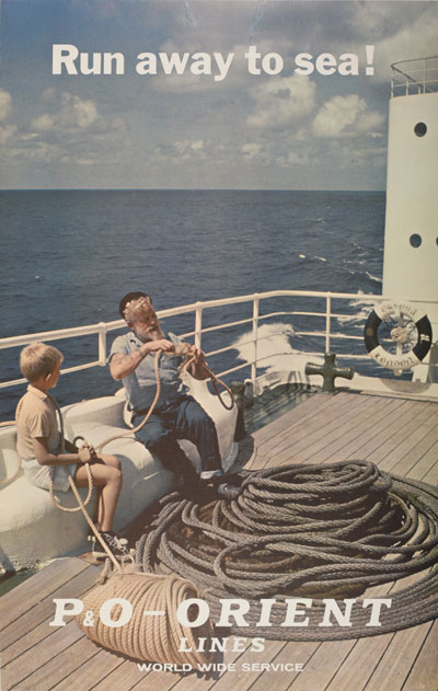 Original authentic vintage poster - Title: 'Run away to sea! - PO ...