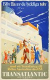 Transatlantic Göteborg (1947) - Original Vintage Poster | PosterTeam