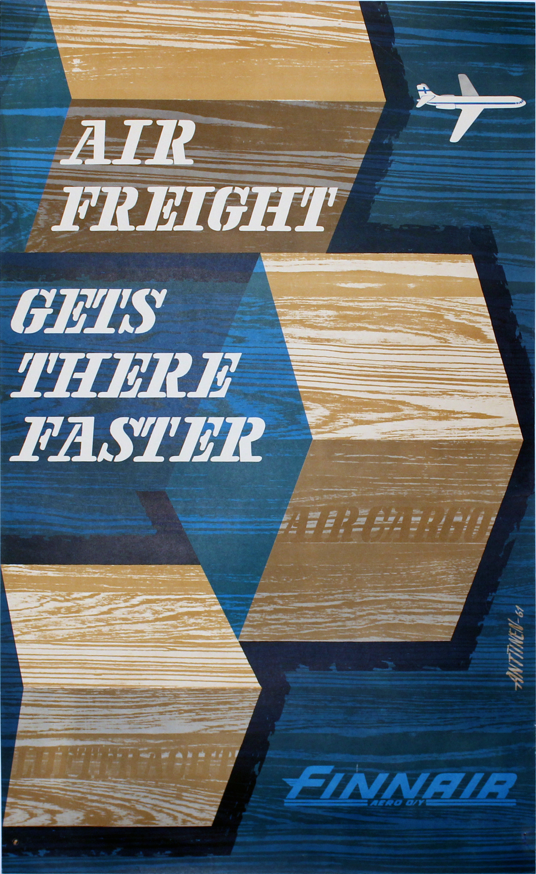 Finnair (1961) - Original Vintage Poster | PosterTeam