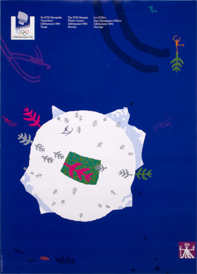 Original authentic vintage poster - Title: 'Lillehammer 94 Winter ...