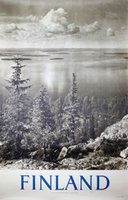 Original vintage poster: Circular Tours in Finland sold at posterteam.com