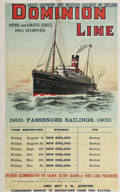 Original authentic vintage poster - Title: 'Dominion Line' - for sale