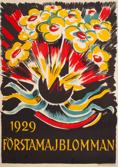 1929 Förstamajblomman (1929) - Original Vintage Poster | PosterTeam