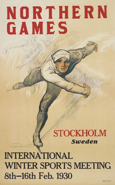 Original authentic vintage poster - Title: 'Northern Games' designed by ...